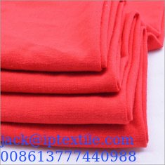 China Competitive Price Plain Dye 32s OE Viscose Poly Rayon Spandex Fabric supplier