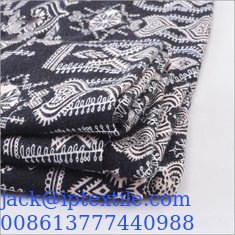 China Rusha Textile Knit Printed 40s Ring Spun Viscose 95 Rayon 5 Spandex Soft Fabric supplier