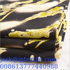China Rusha Textile Vortex Spinning 32s Rayon Viscose Spandex Printed American Jersey Knit Fabric supplier