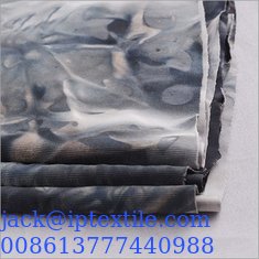 China Rusha Textile  92% Polyester 8% Spandex Tie-dye Jersey Stretch Elastic Bandhnu Fabric supplier