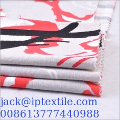 China Rusha Textile Single Jersey Printed 95% Viscose 5% Spandex Stretch Knitted Rayon Fabric for Sale for Garment supplier